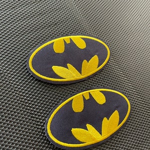 Batman Logo Marvel Embroidered Patches Iron/sew on NEW Set of 2 - Etsy