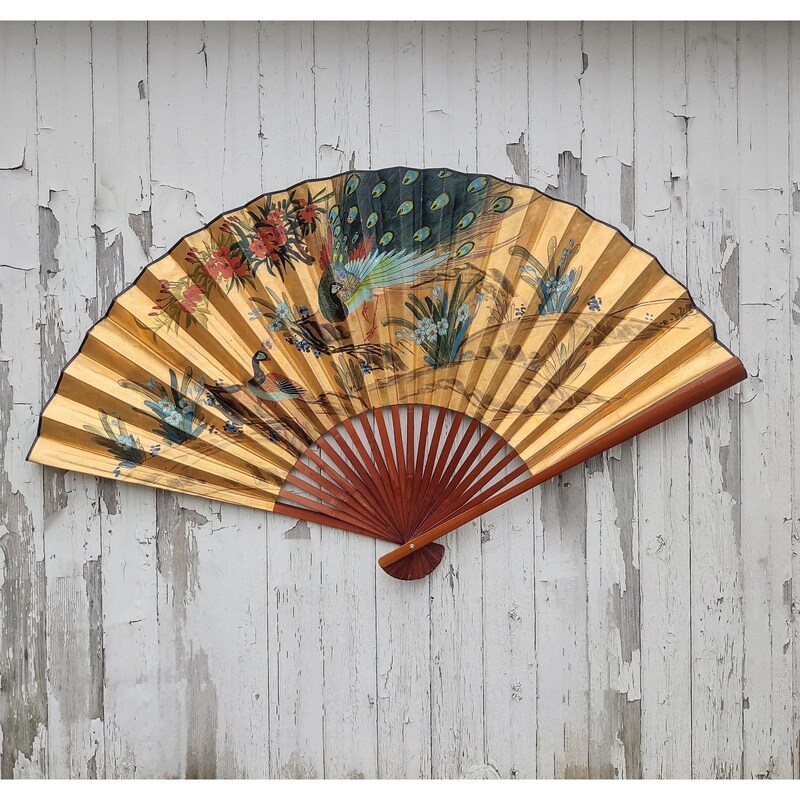 Large Japanese Fan - Etsy