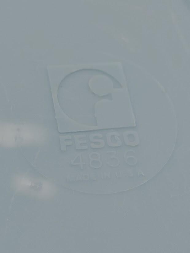 Vintage 10 Baby Blue Pleated Fluted Plastic Waste Basket Trash Can by ...