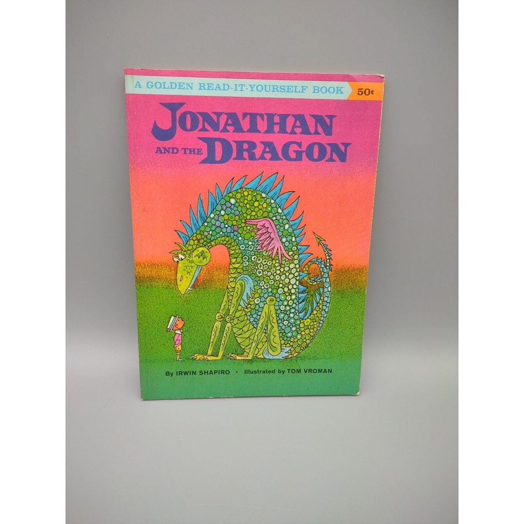 Vintage 1963 Jonathan and Dragon, Irwin Shapiro Golden Press ...