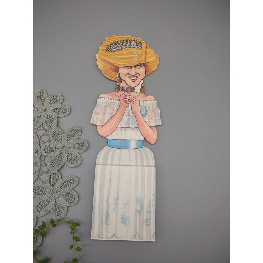 Vintage Princess Diana Notepad Di With Tiara Crown, Charlie's Angels ...