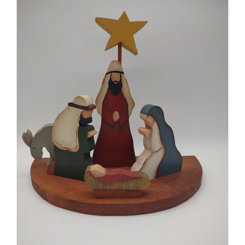 Primitive Nativity Pattern - Etsy