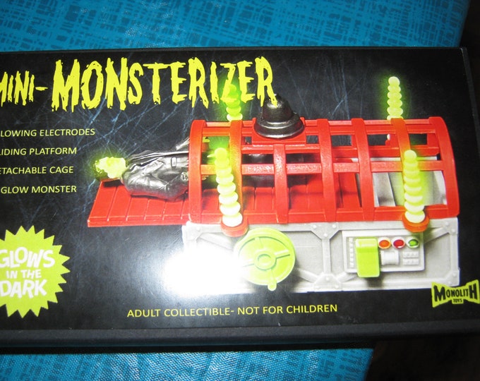Mini Monsterizer With Frankenstein 2" Figure Variant Red "kb" Style - Etsy