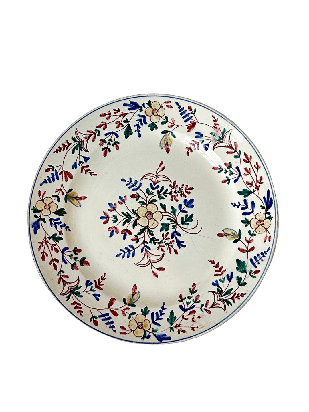 Antique French Plate - Etsy