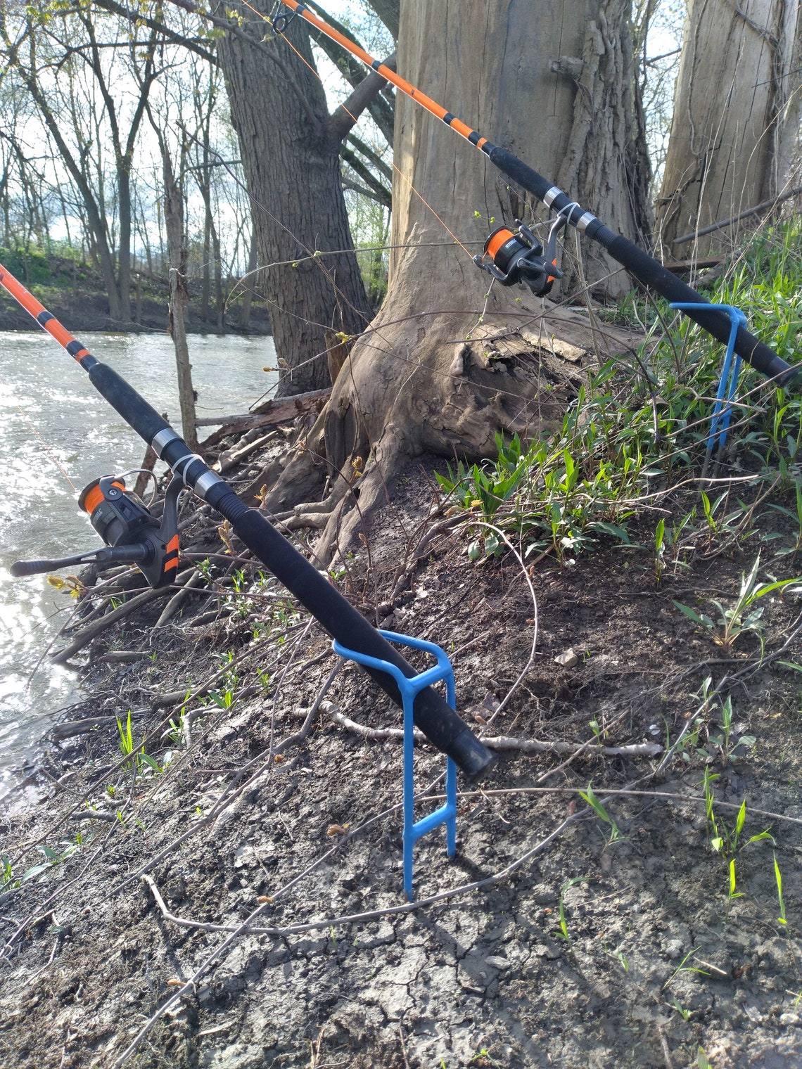 Bank Fishing Rod Holders - Etsy