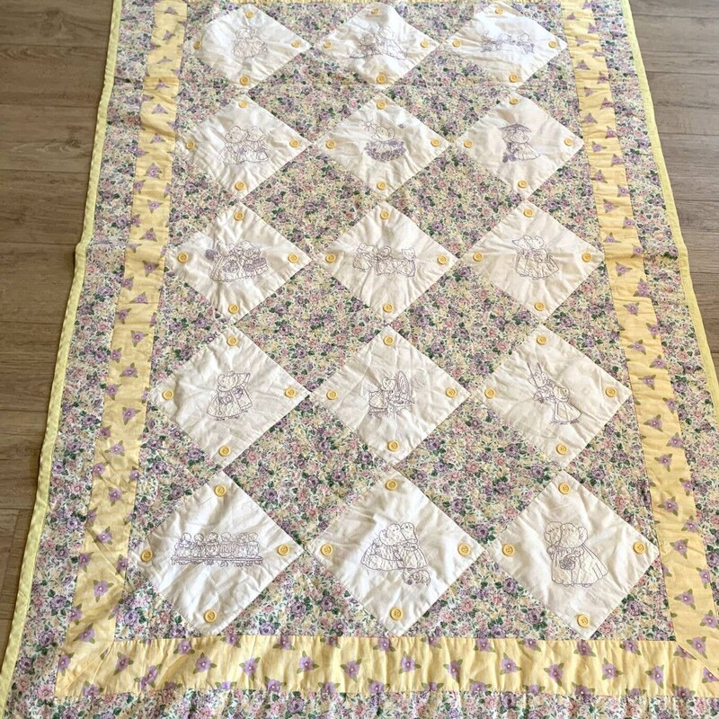 Embroidered Quilt - Etsy