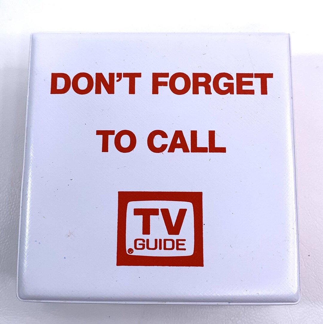 Vintage TV Guide Note Paper Note Book Promo - Etsy