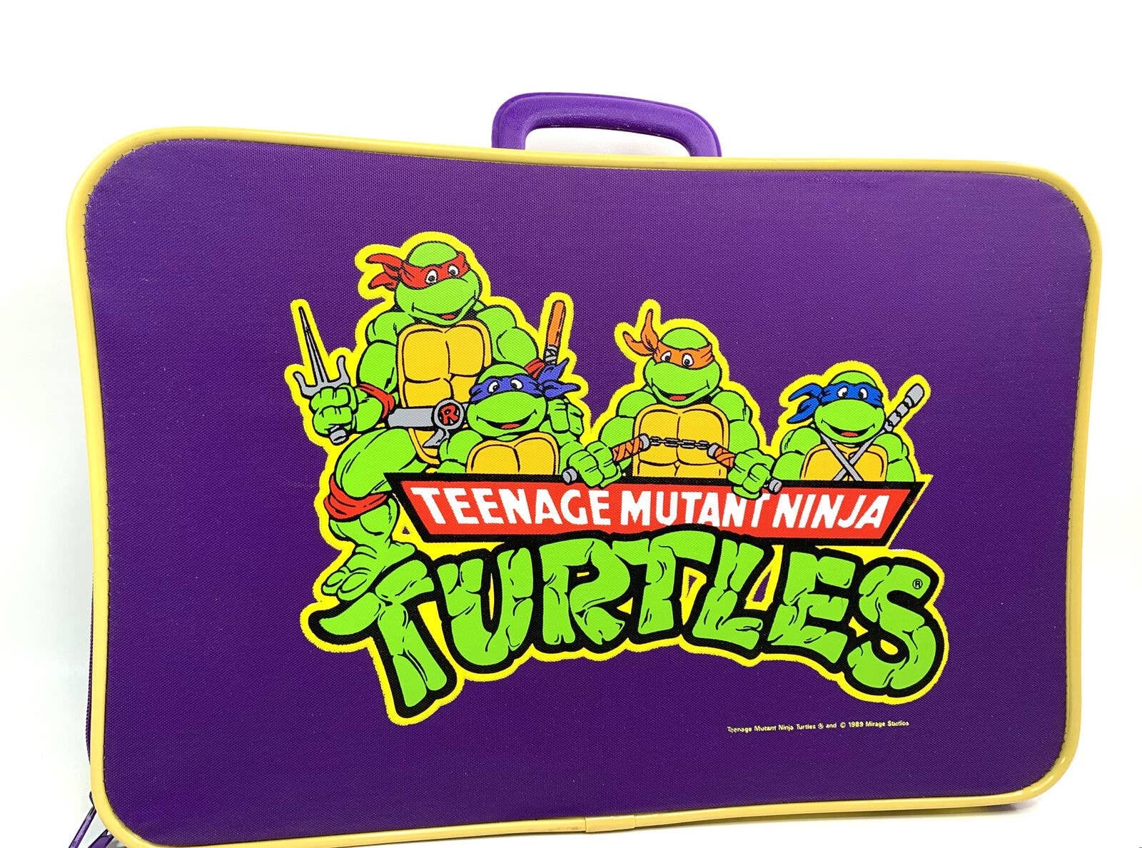 Teenage Mutant Ninja Turtles Suitcase TMNT 1989 Vintage Purple - Etsy