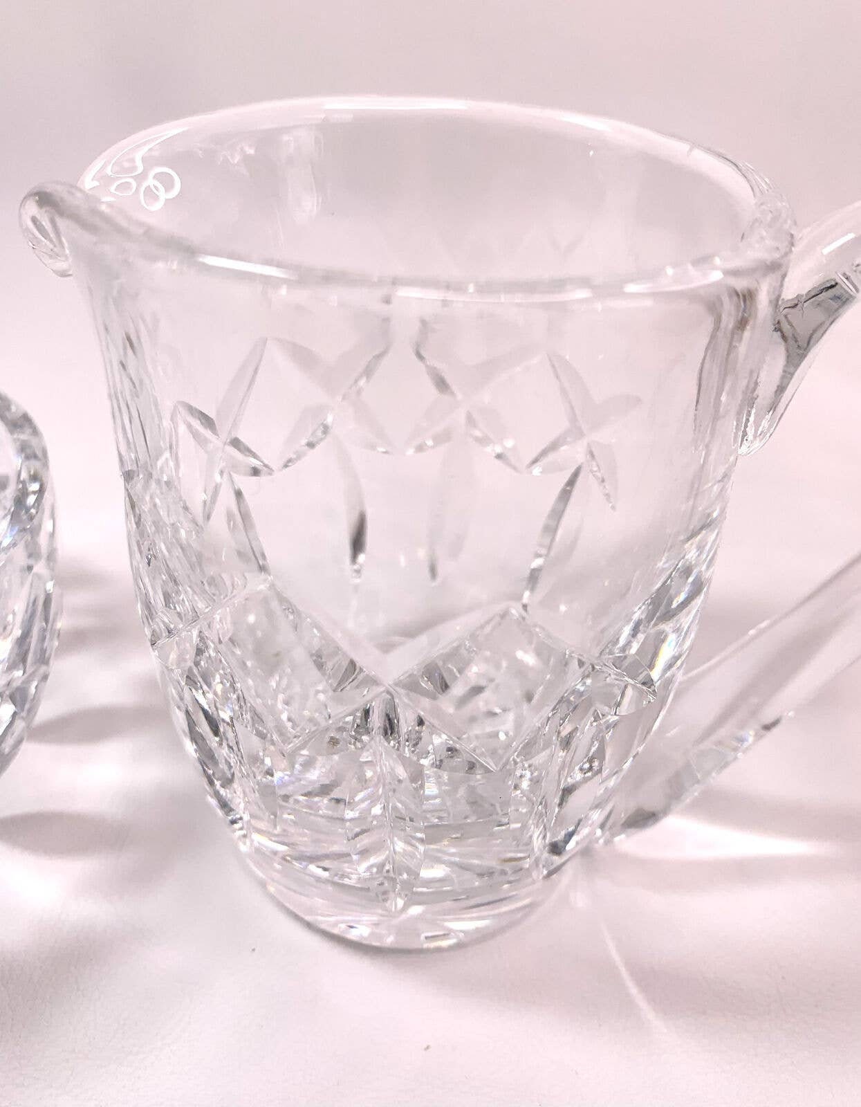 Vintage Waterford Crystal Kerry Creamer and Sugar Bowl Set - Etsy