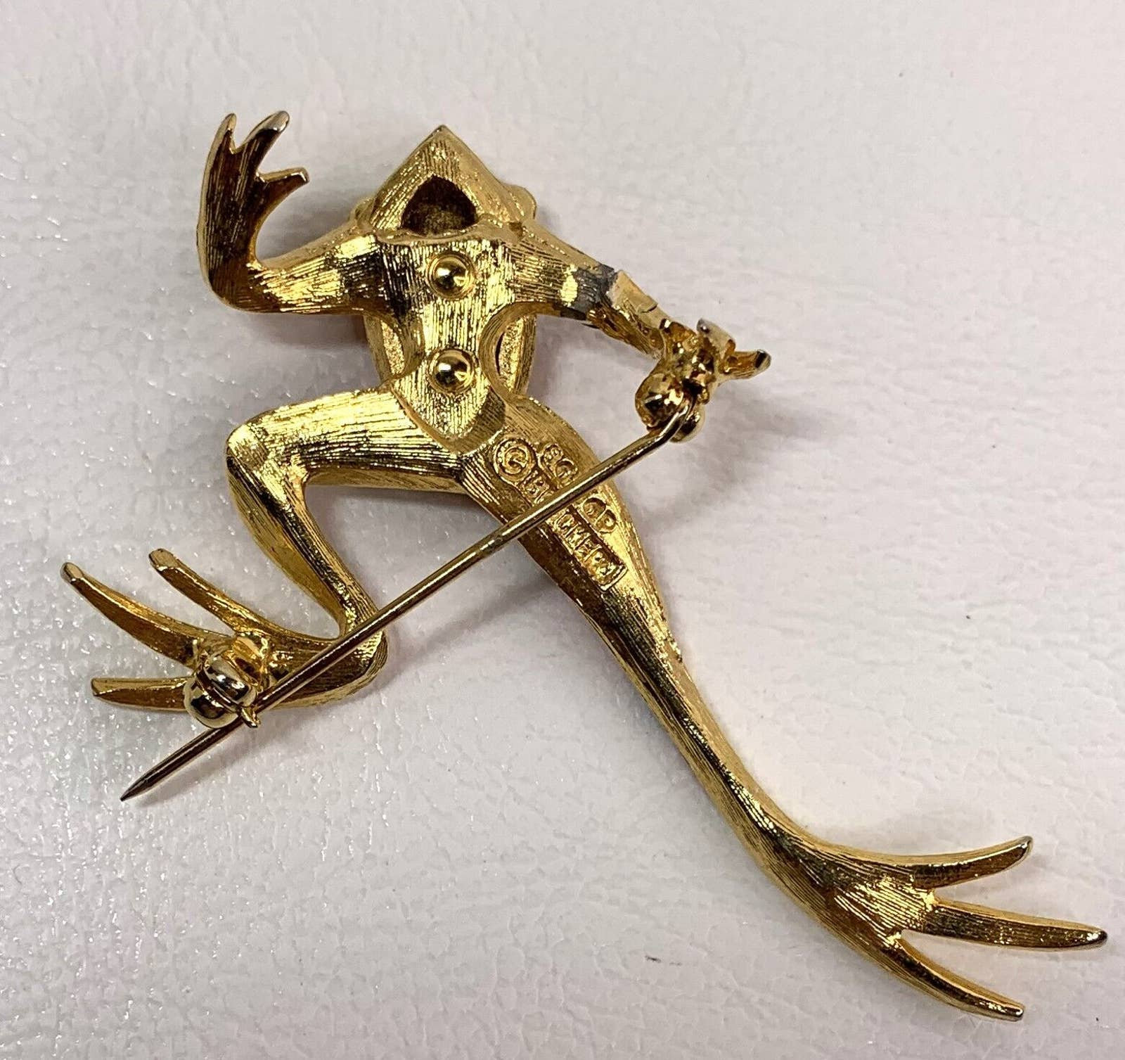 Vintage Boucher Enamel Frog Pin Brooch Designer Signed Leaping Frog - Etsy