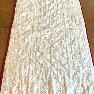 Handmade Quilted Table Runner Topper Rustic Apple & Trees 22 x 40 ...