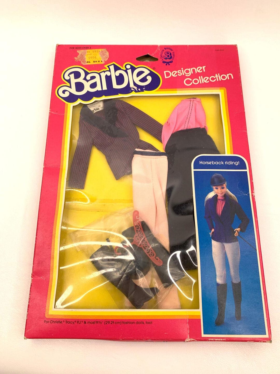 Vintage Barbie Designer Collection Horseback Riding Fashion Pack 1983 ...