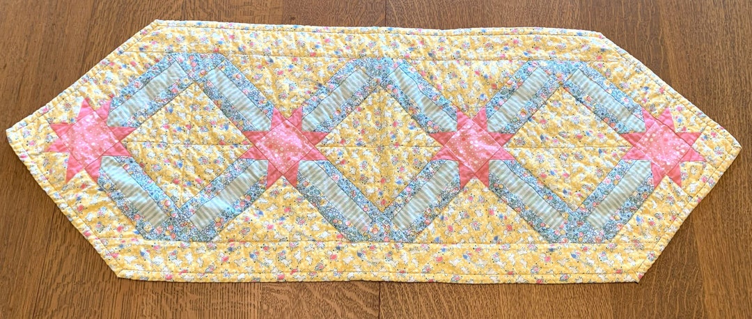 Handmade Quilted Table Runner Topper Dresser Scarf Novelty Print - Etsy