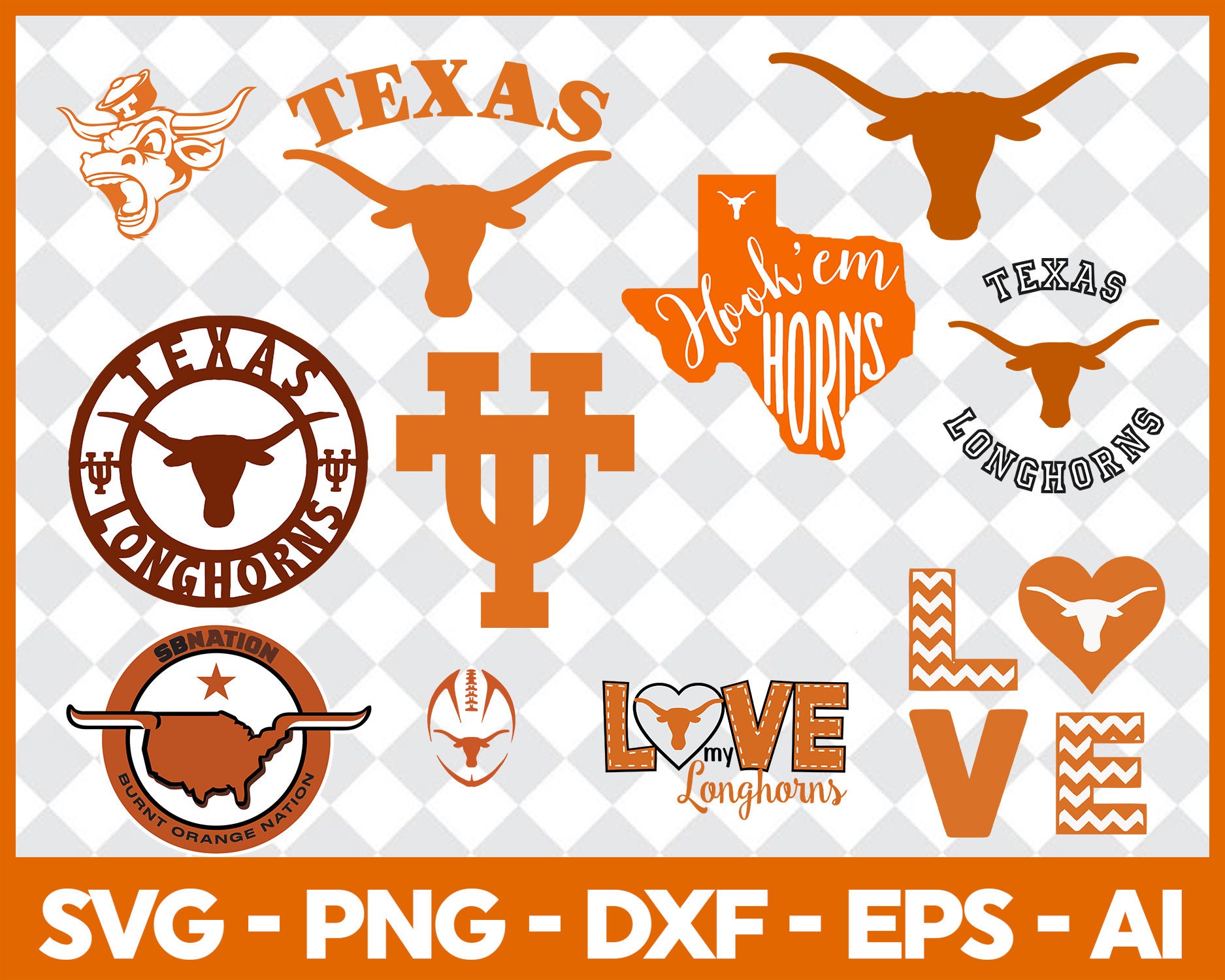 Texas Longhorns Logo Vector