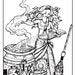 Spellcasting Coloring Page -- Adult Coloring Page -- Witchy Coloring ...