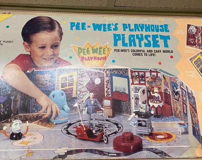 Pee Wees Playhouse Vintage Playset Etsy