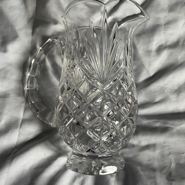 Crystal Pitcher - Etsy