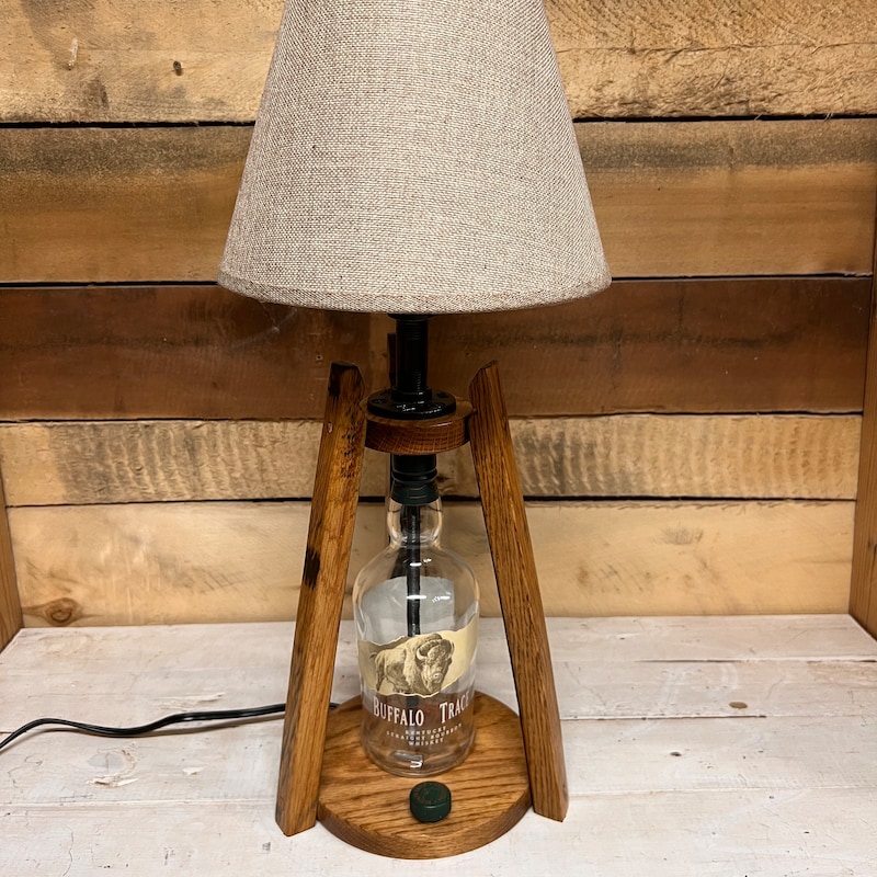 Whiskey Barrel Desk Lamp - Etsy