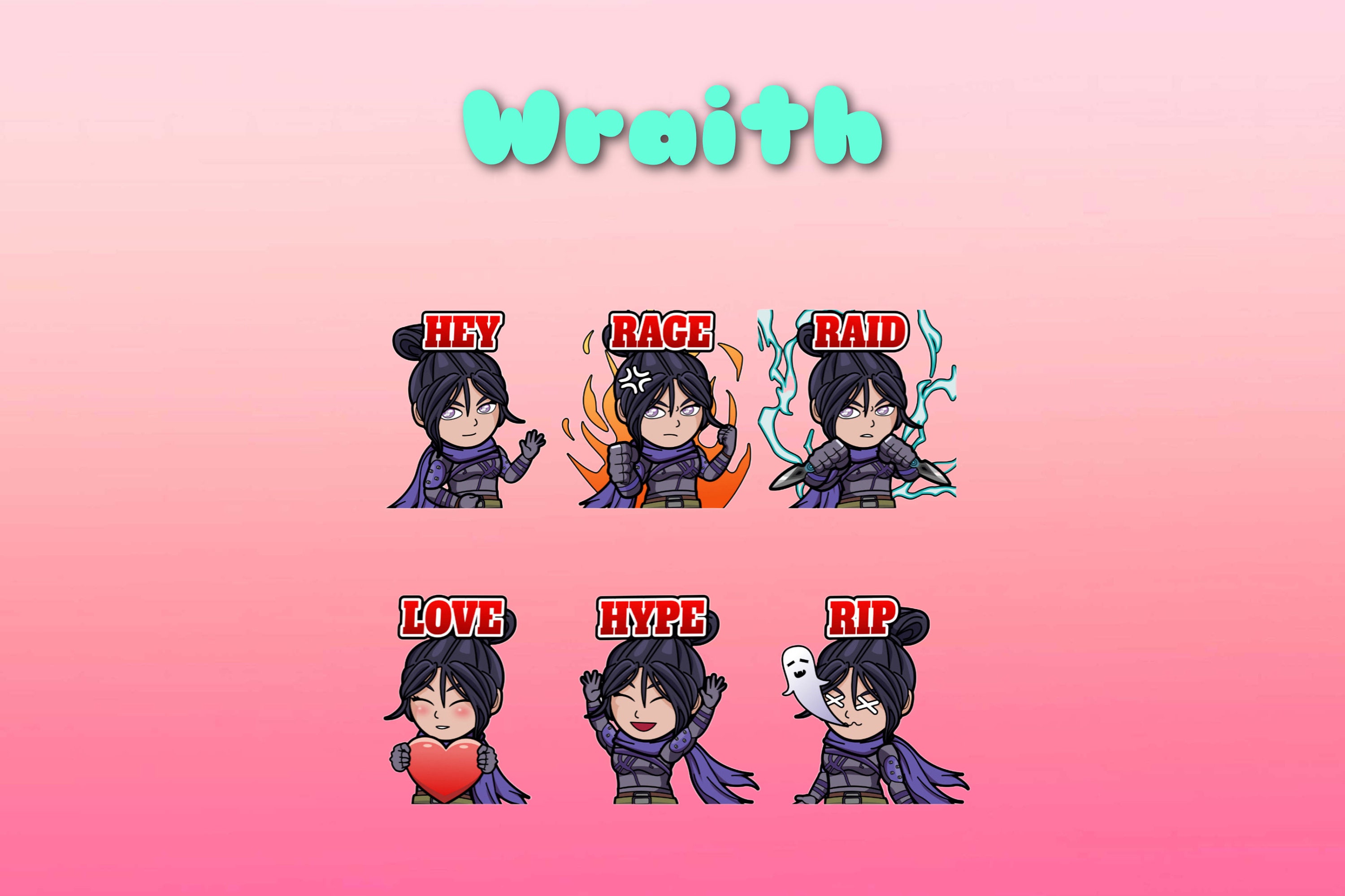 Apex Legends Chibi Emotes - Etsy