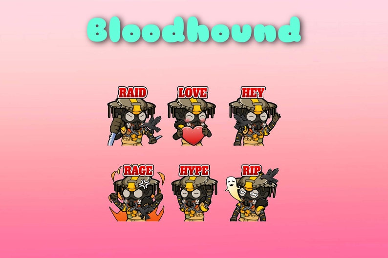 Apex Legends Chibi Emotes - Etsy