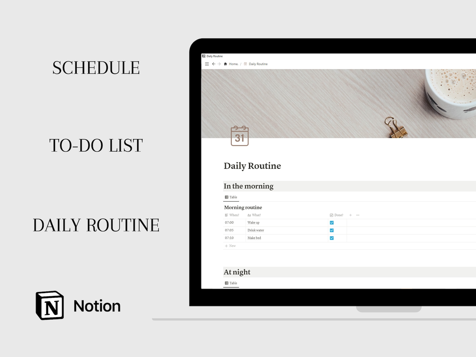 Minimalist Notion Template - Etsy