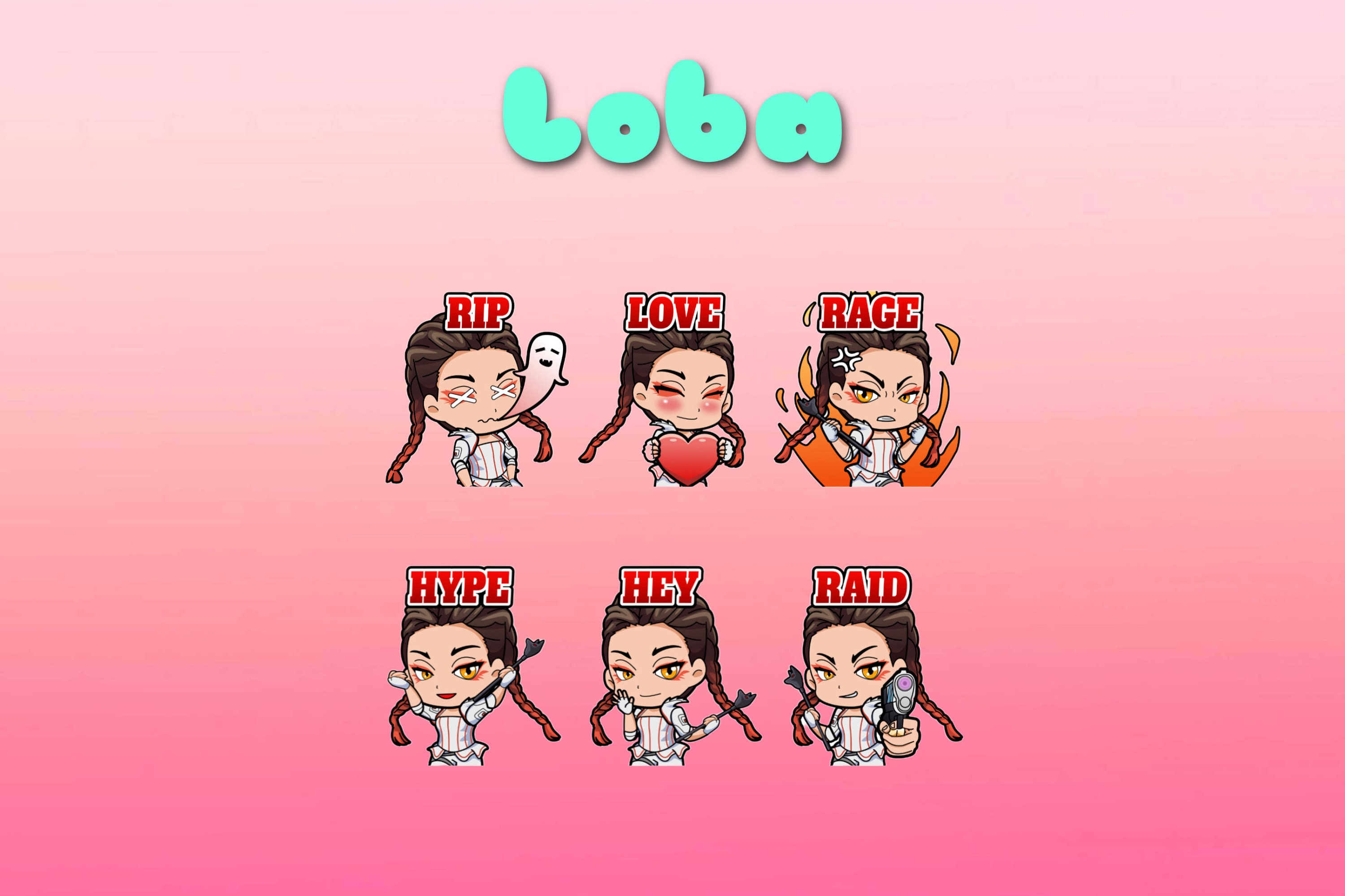 Apex Legends Chibi Emotes - Etsy