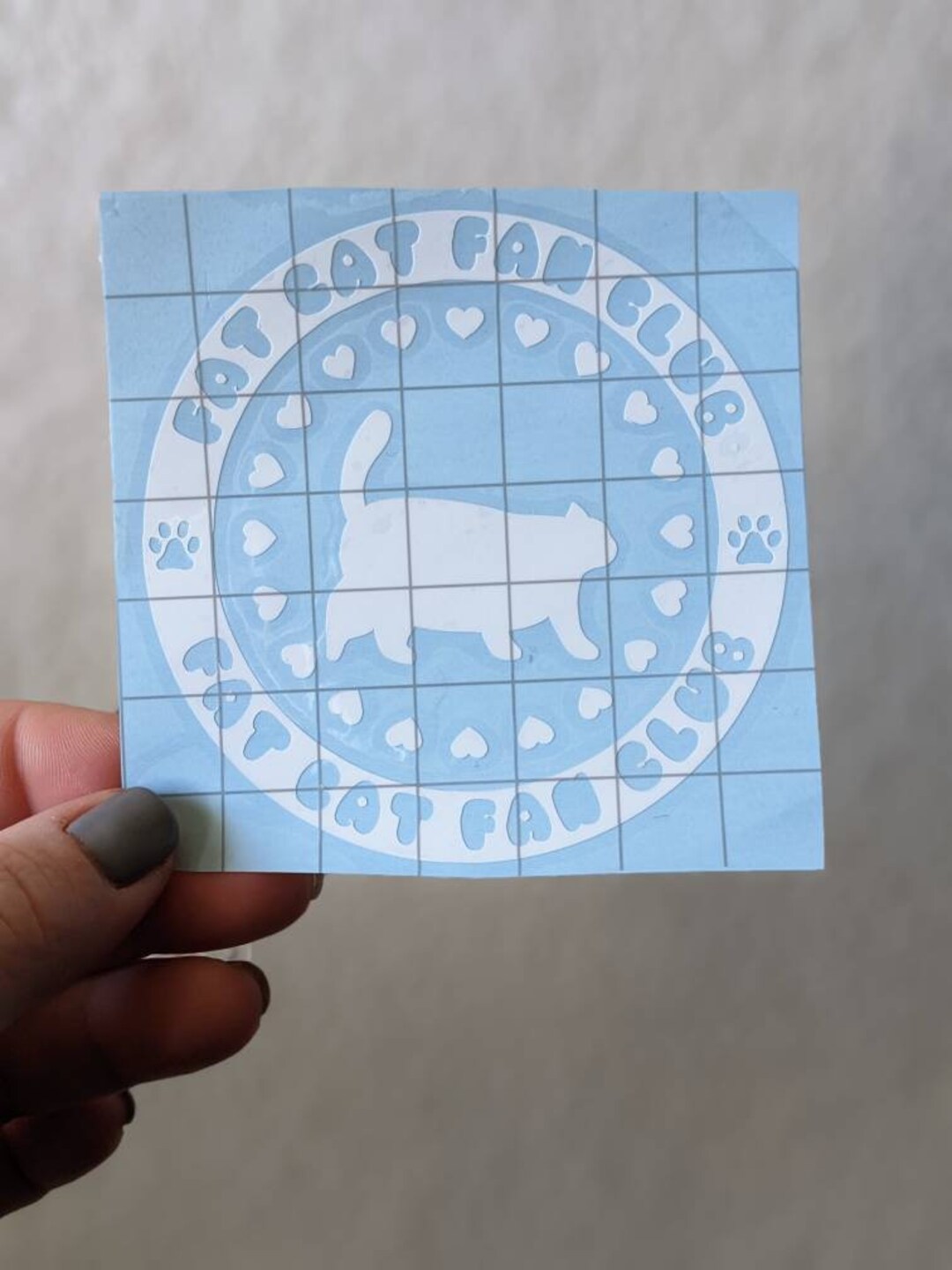 Fat Cat Fan Club Car Decal Gift for Cat Lovers - Etsy