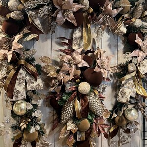 Elegant Swag, Christmas Swag, Pinecone Swag, Christmas Decor, Christmas ...