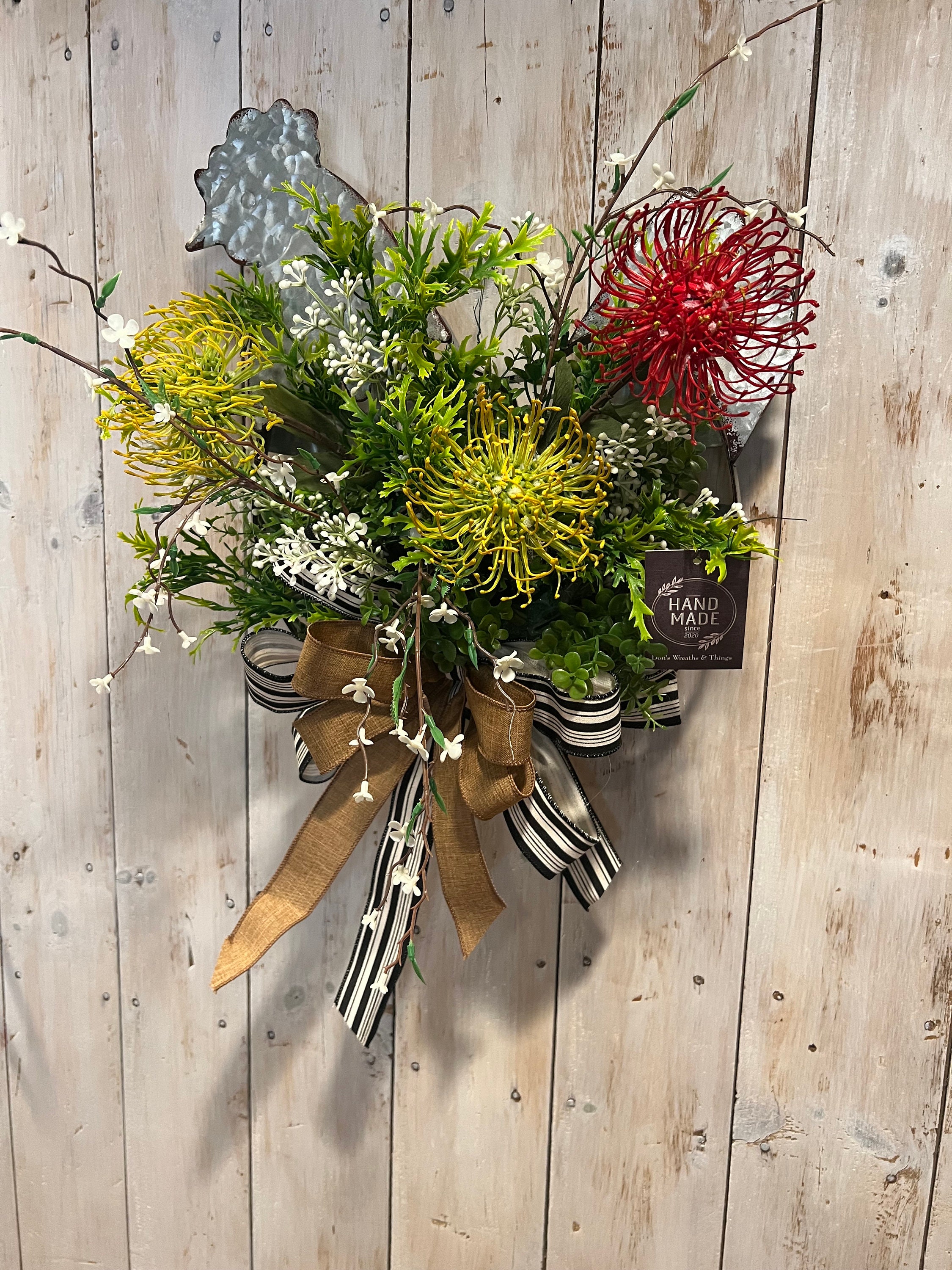 Rustic Door Hanger, Spring Door Hanger, Spring Decor, Farmhouse Wall ...