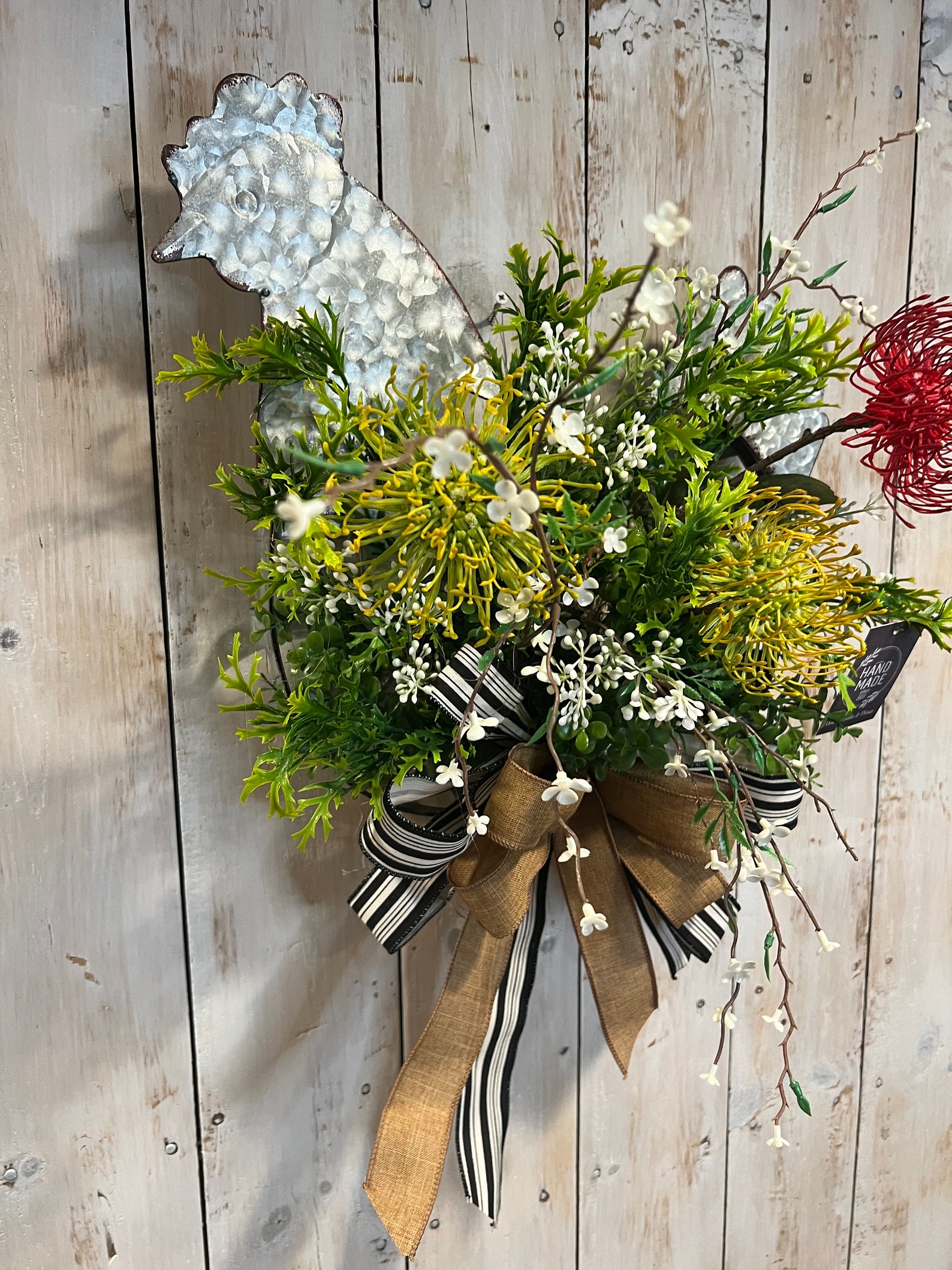 Rustic Door Hanger, Spring Door Hanger, Spring Decor, Farmhouse Wall ...