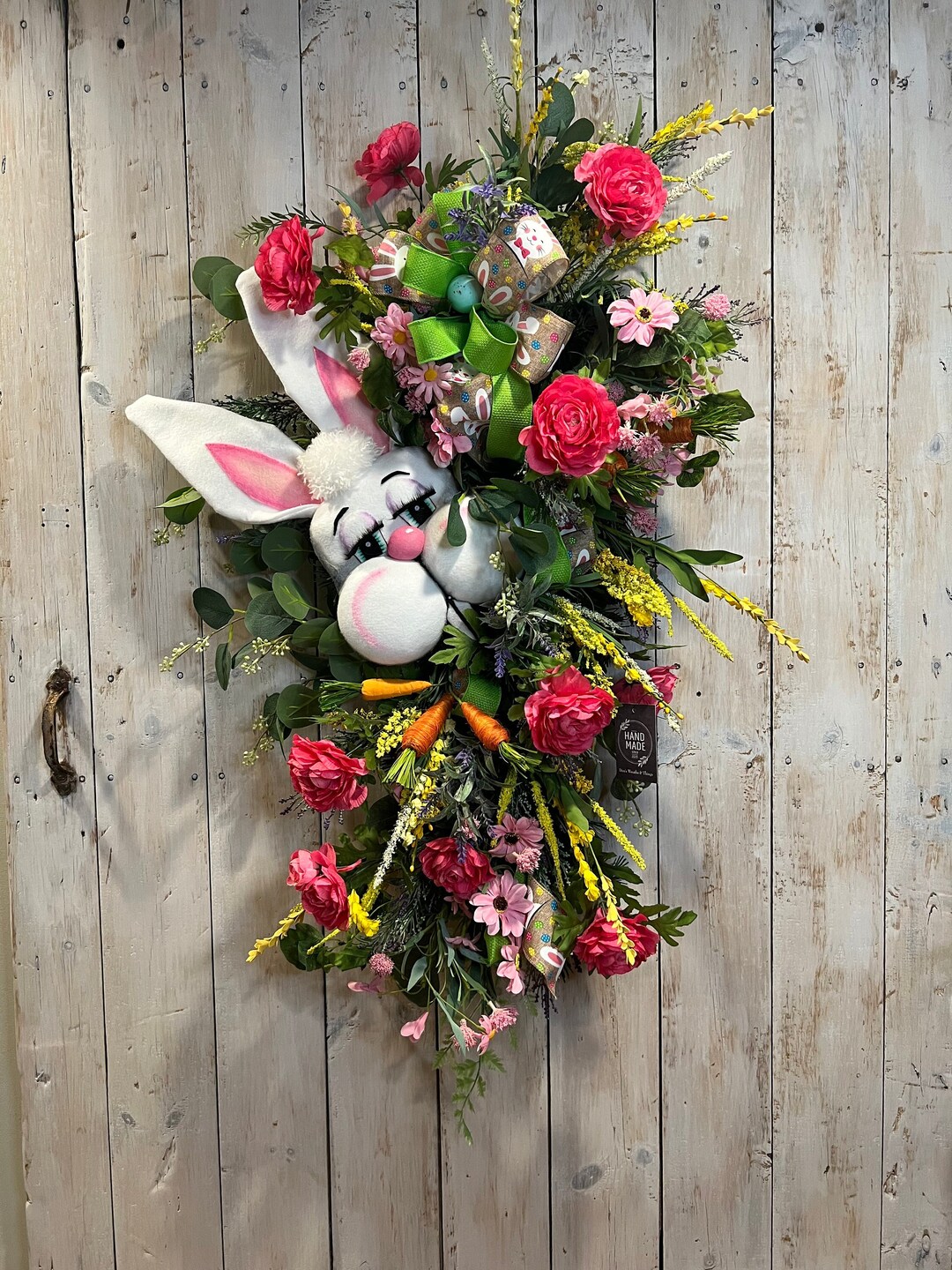 Easter Swag, Bunny Swag, Easter, Door Swag, - Etsy