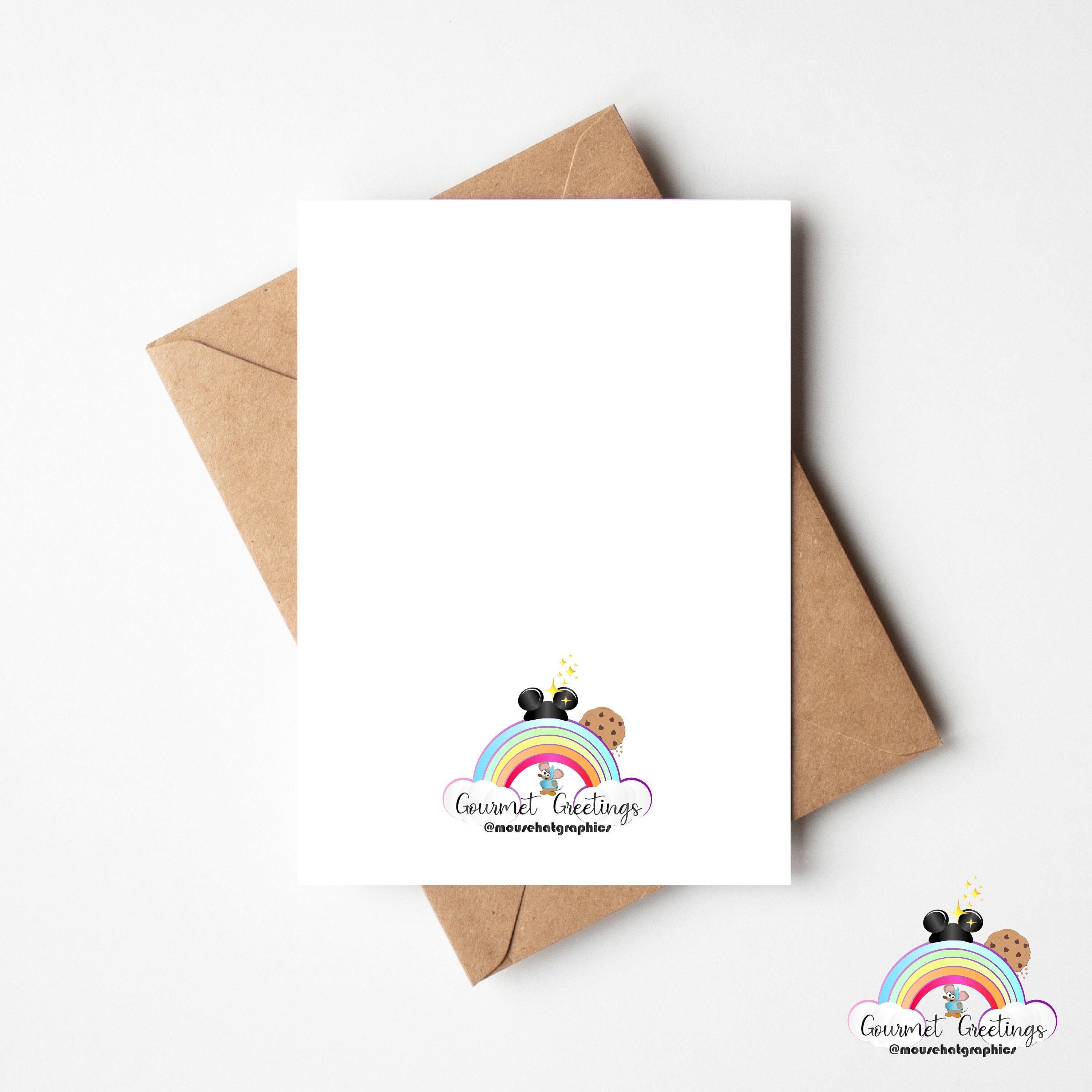 Mickey Mouse Pretzel Card Happy Birthday Hello Mickey - Etsy