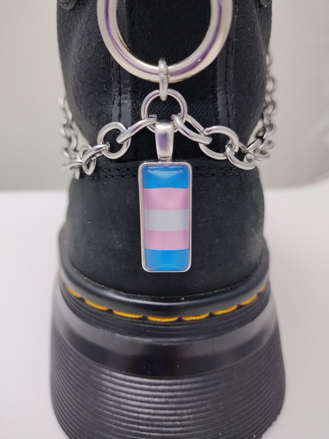 Transgender Simple Pride Boot Chain - Etsy