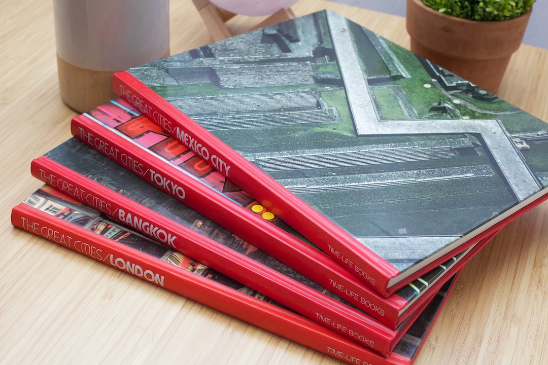 1970s Time-life Books: the Great Cities, Red Set - Etsy