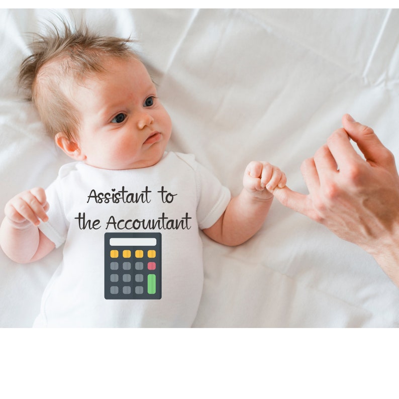 Accountant Bodysuit, Cute Accountant Gift, Baby Gift Accountant ...