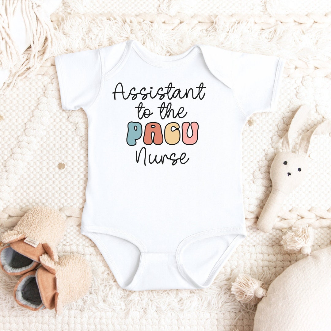PACU Nurse Bodysuit, Cute PACU Nurse Baby Gift, Profession, Baby Shower ...