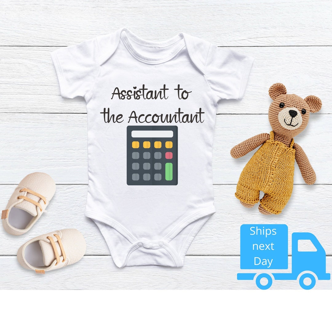 Accountant Bodysuit, Cute Accountant Gift, Baby Gift Accountant ...