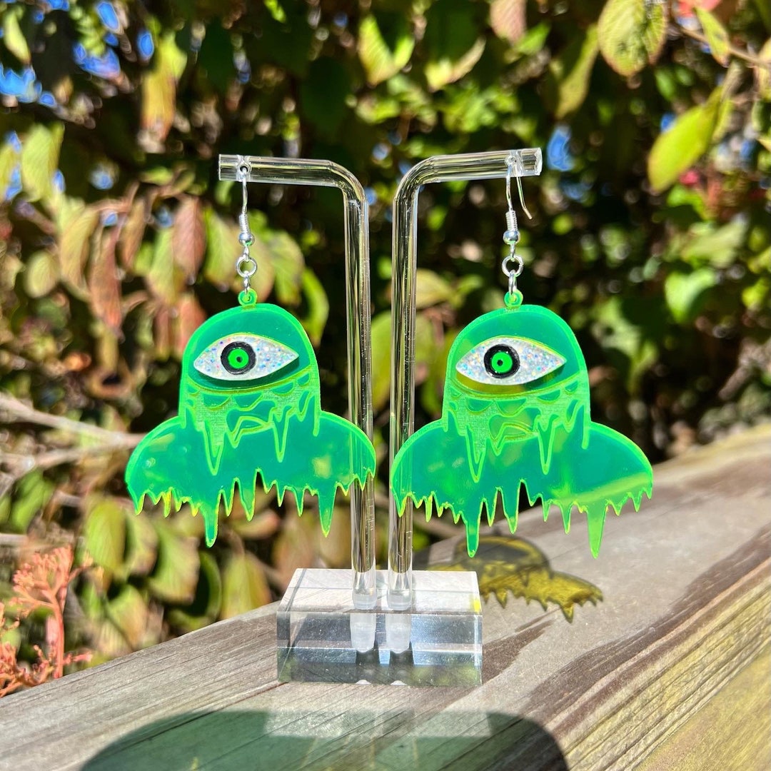 Subtronics Cyclops Earrings (EDM Earrings, Festival Jewelry, Rave ...