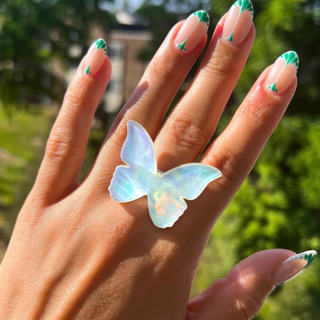 Butterfly Ring (festival Jewelry, Festival Ring, Electric Forest ...