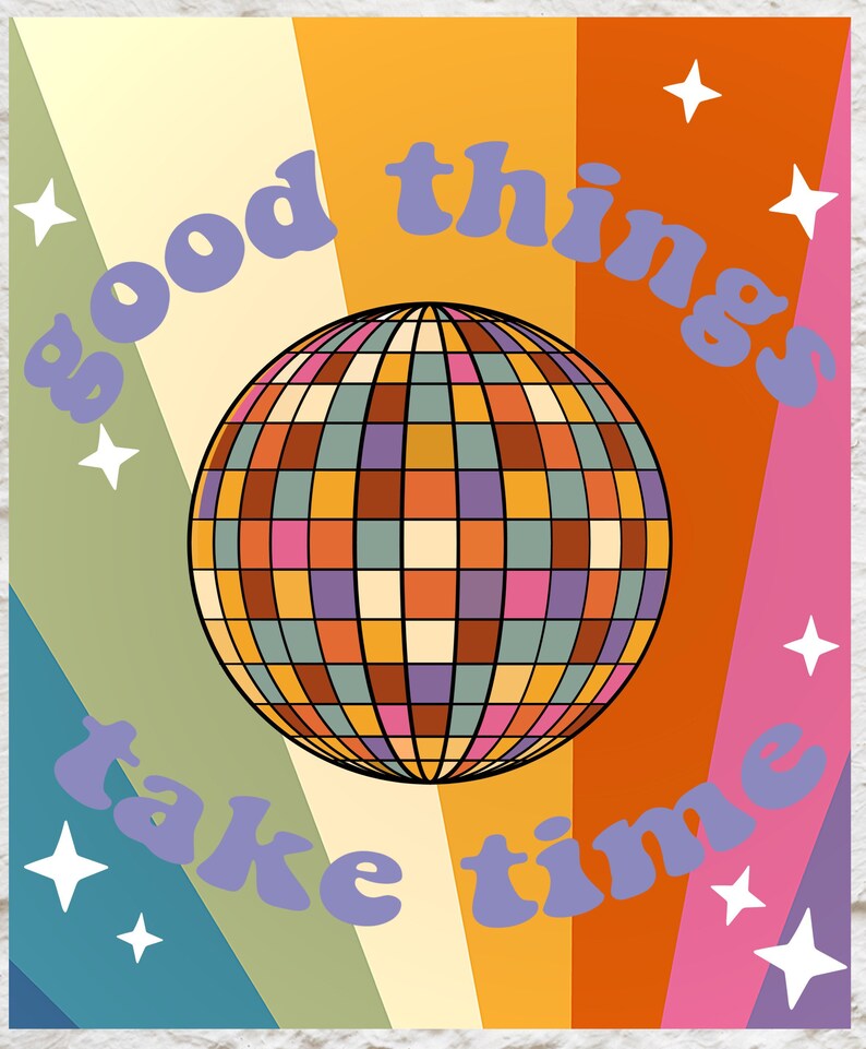 Retro Class Posters, Class Decor, Teacher Printable Posters, Groovy ...