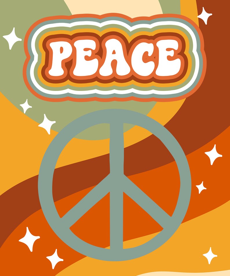 Retro Class Posters, Class Decor, Teacher Printable Posters, Groovy ...