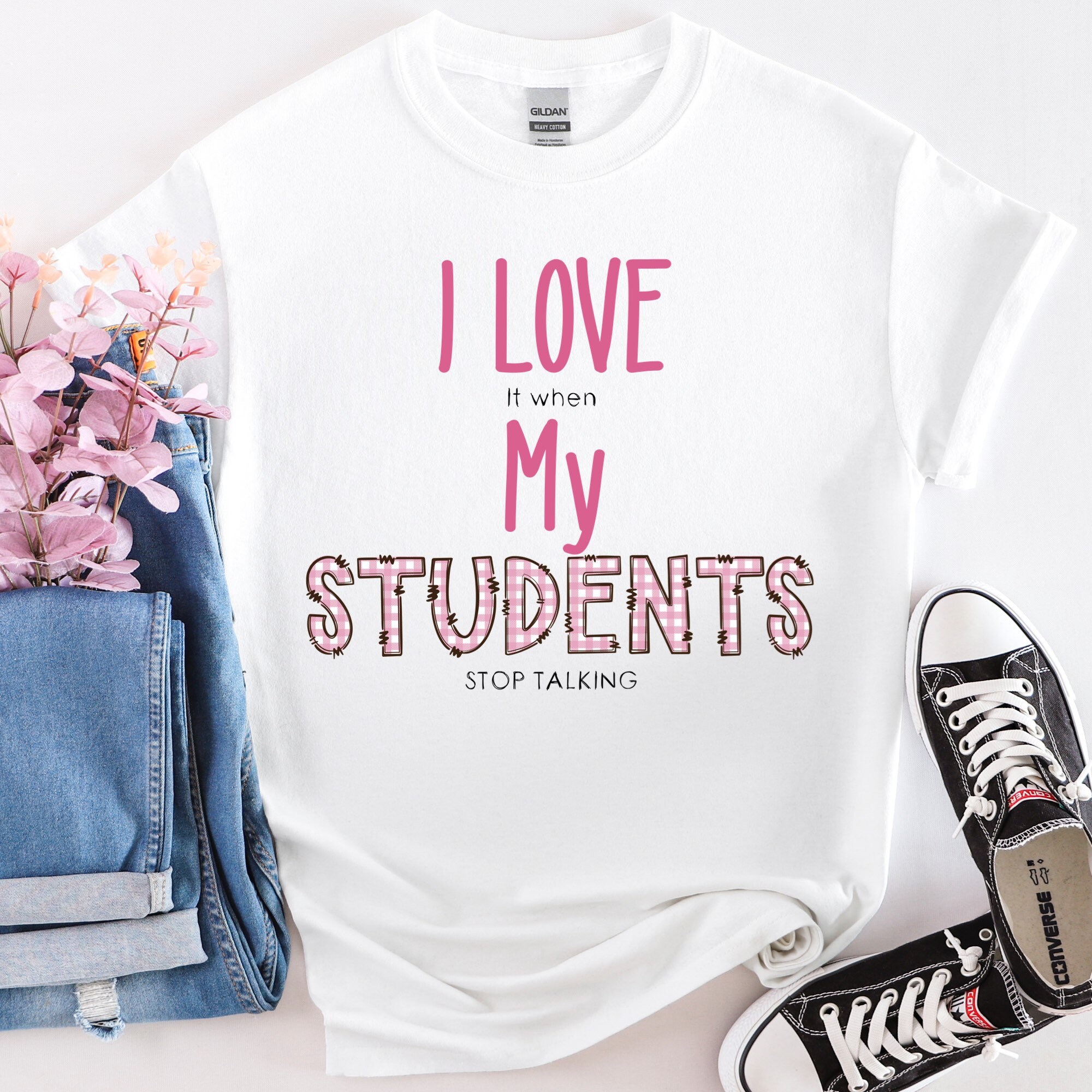 I Love My Students Shirt, Teacher Valentines Shirt, Funny Teacher Shirt, Gift for Teacher, I ...