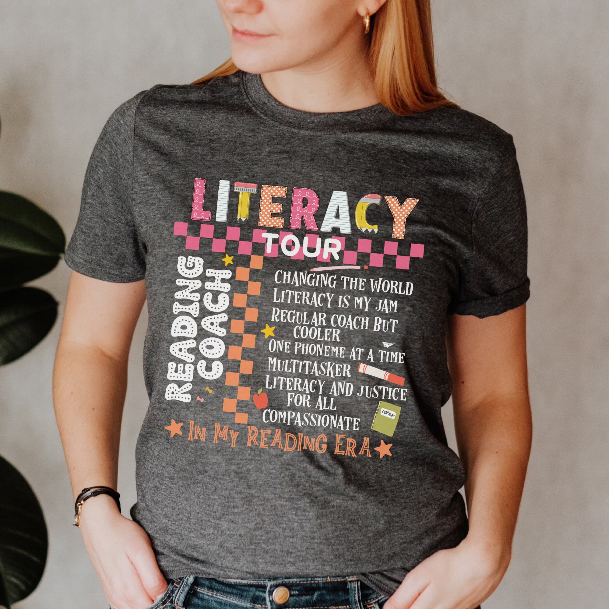 Reading Coach Tour Back to School Shirts, Literacy Coach Tour School Tee, Back to School Shirt ...