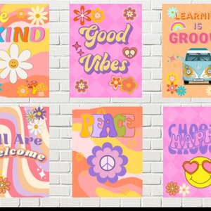 Retro Classroom Posters Class Decor Teacher Printable - Etsy