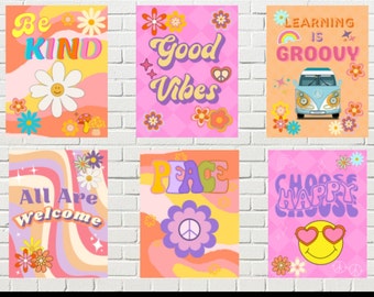 Retro Vibes Classroom Decor - Etsy