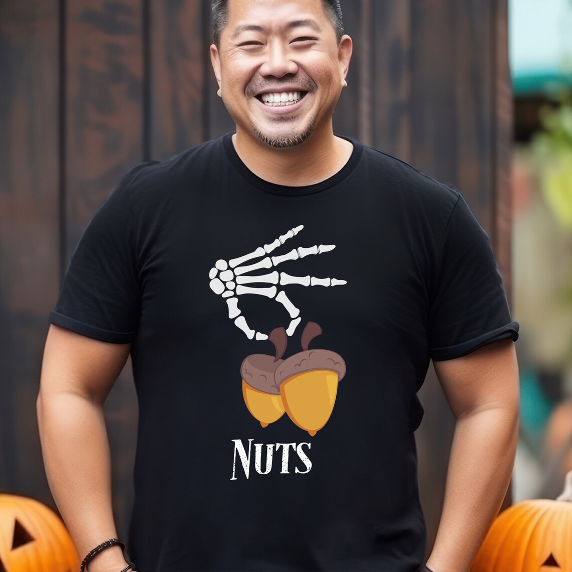 Couples Halloween Shirts, Funny Chestnuts Halloween Tees, Chest and ...