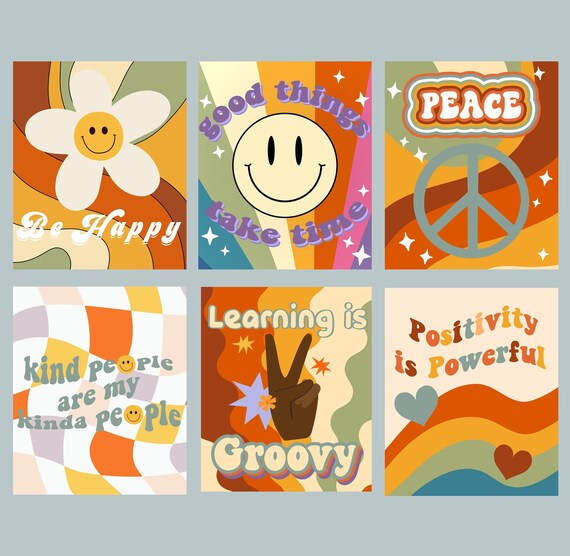 Retro Class Posters Class Decor Teacher Printable Posters - Etsy