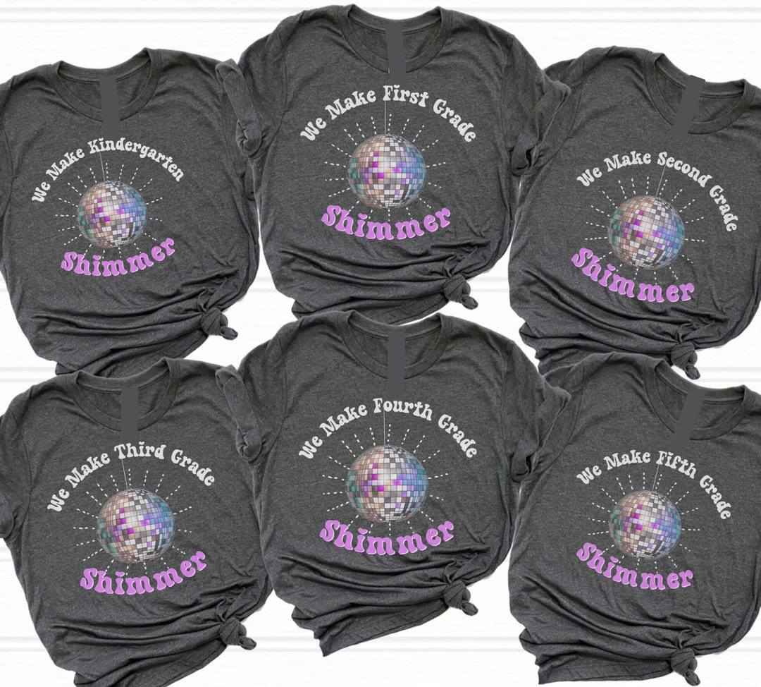 Teacher Grade Level Shirt, Back to School Tees, We Make Grade Level ...