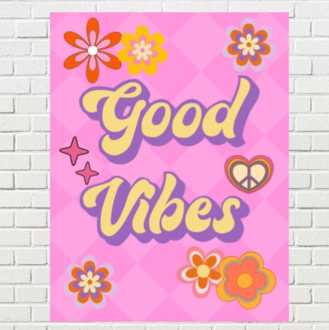 Retro Classroom Posters, Class Decor, Teacher Printable Posters, Groovy ...