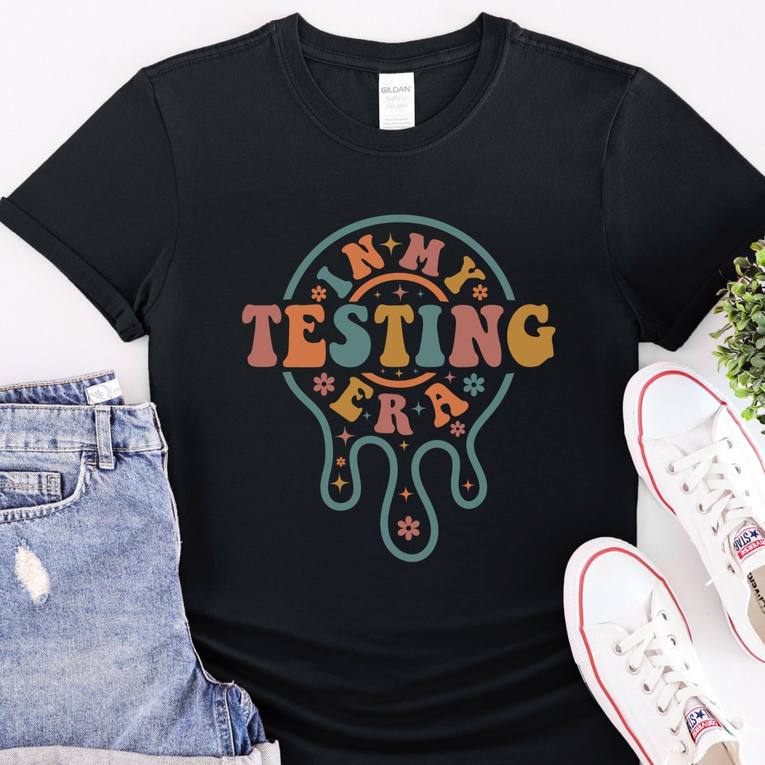 Teacher Testing Shirt, in My Testing Era T-shirt, Funny Teacher ...